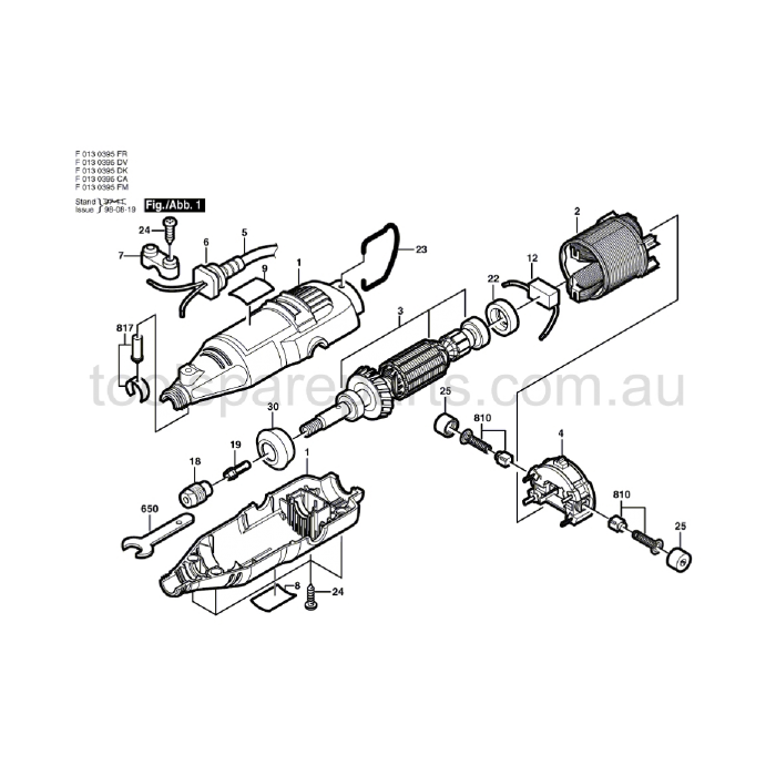 Dremel 395 F0130395DV Spare Parts