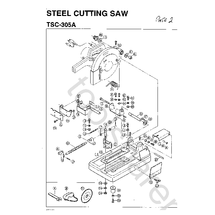 Ryobi TSC305A Spare Parts